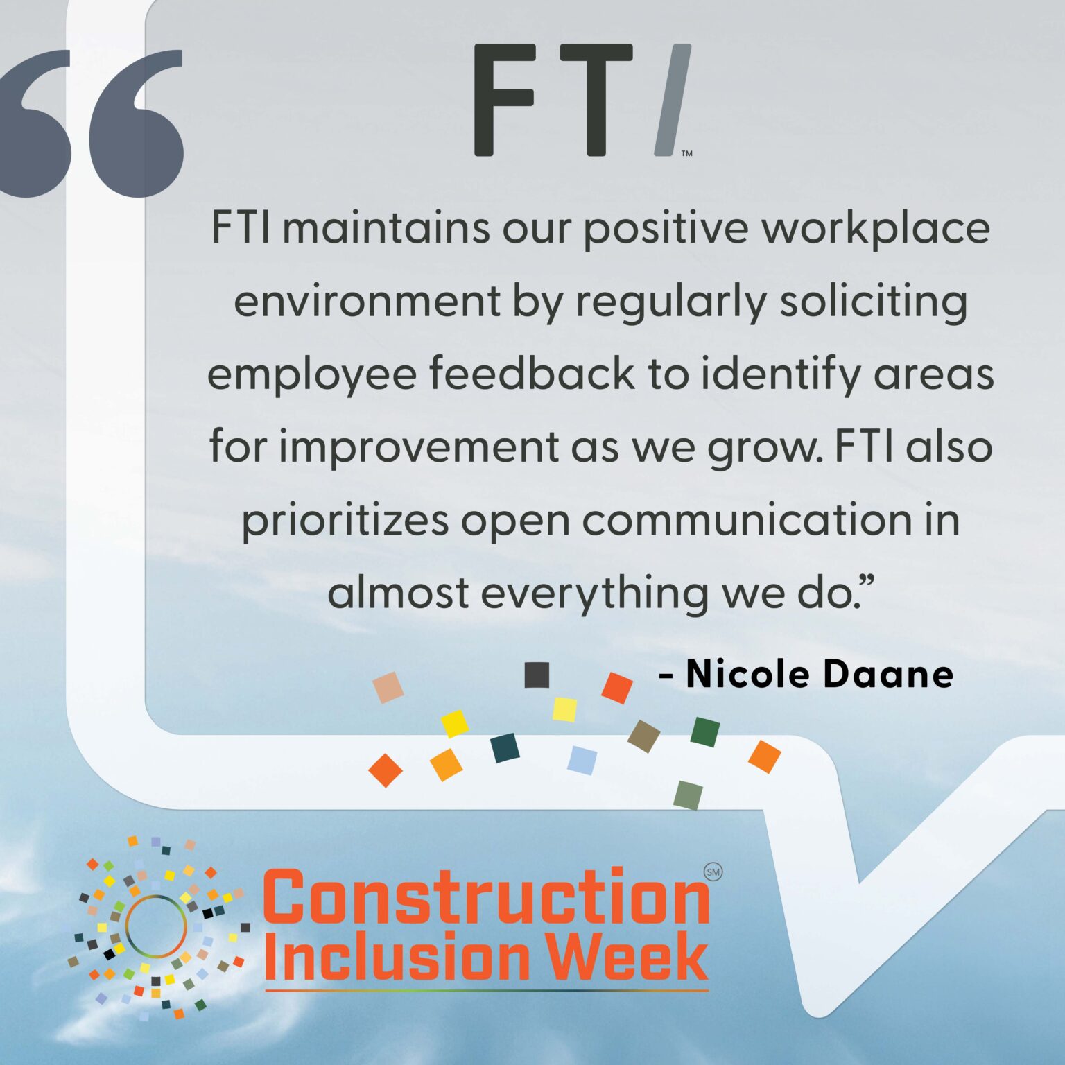 Celebrating Construction Inclusion Week - FTI